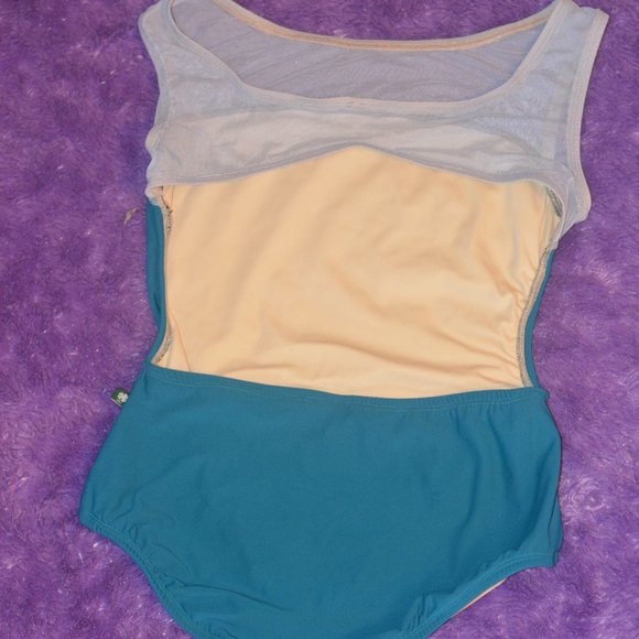 Luckyleo | Other | Luckyleo Phoenix Mesh And Open Back Leotard | Poshmark